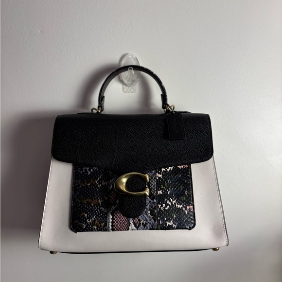 Coach | Bags | Coach Tabby Top Handle In Colorblock Snakeskin | Poshmark